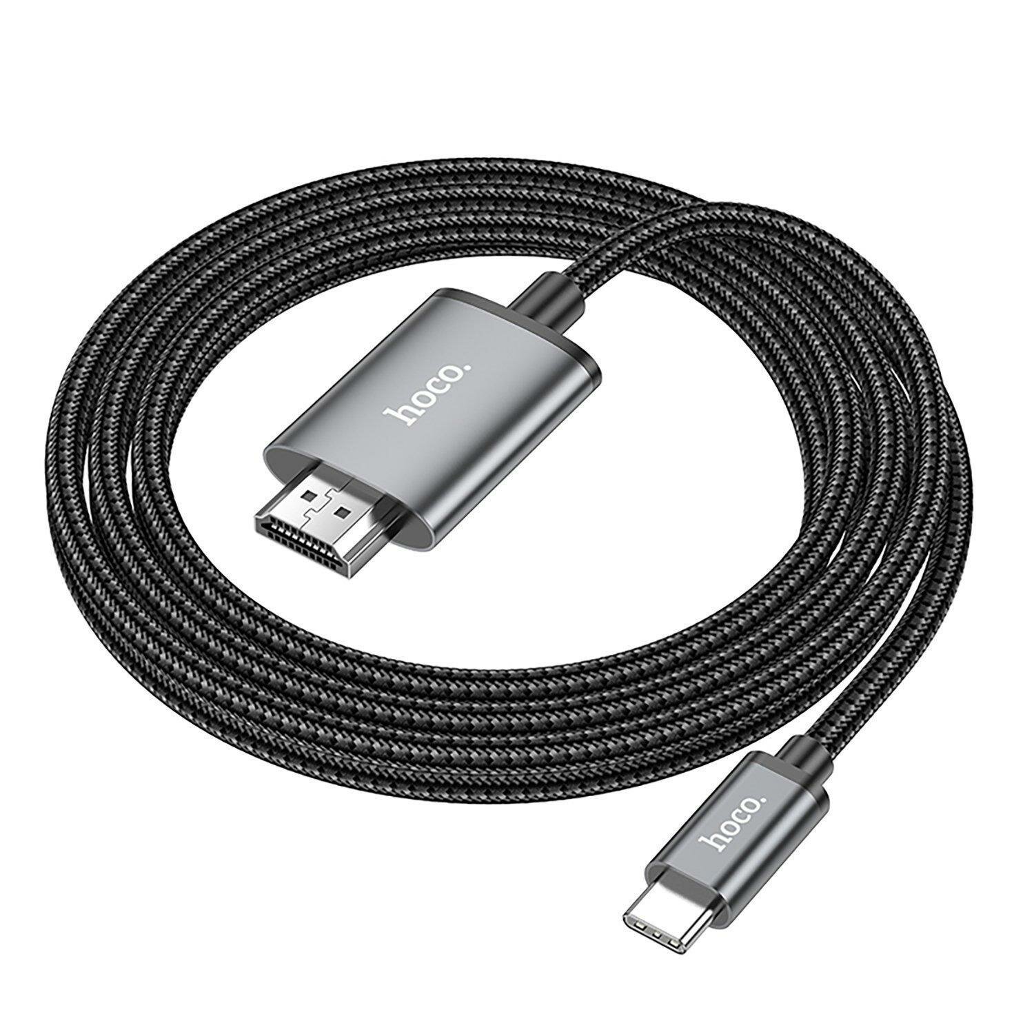 Кабель HDMI HOCO UA27, Type-C - HDTV — фото 1