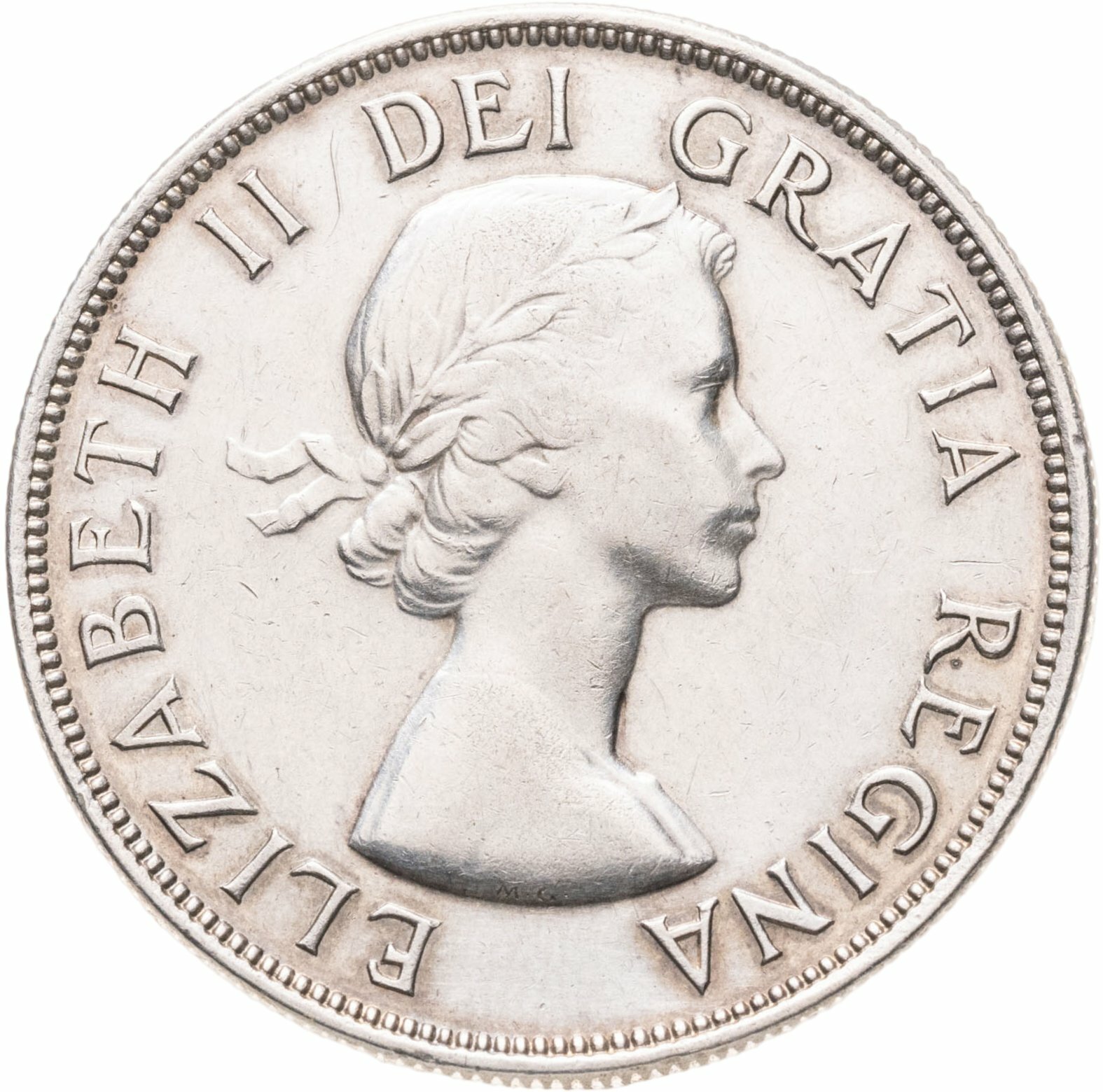 Канада 1 доллар dollar 1953, Серебро 800, в сохранности XF