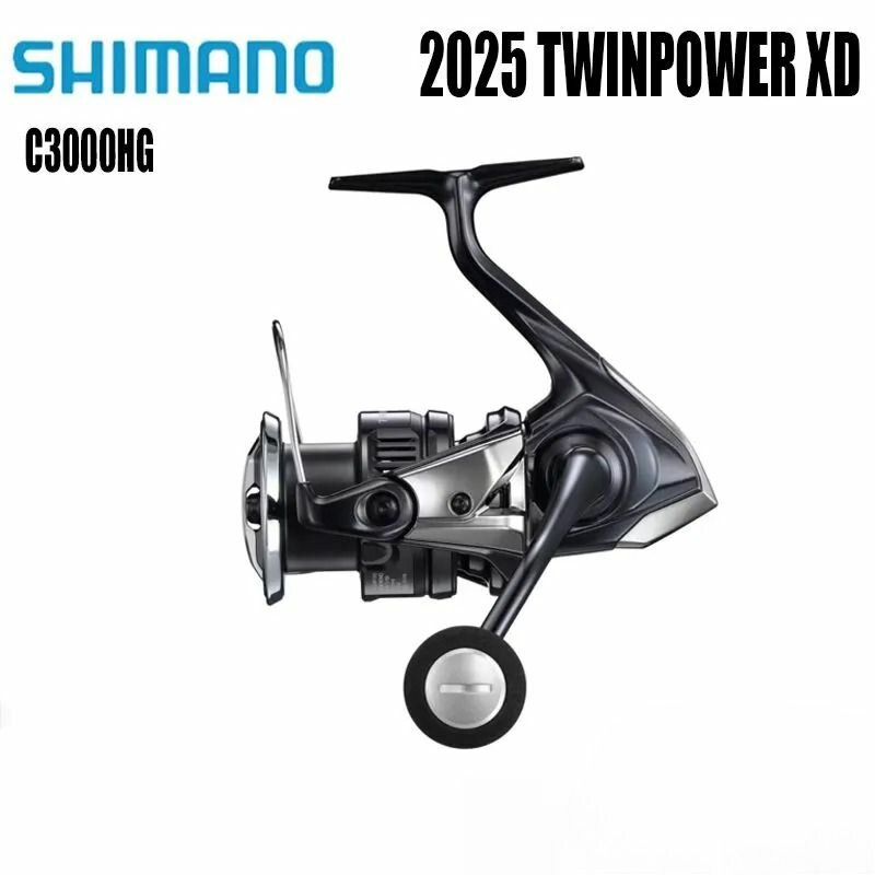 25 Shimano TWINPOWER XD C3000HG 5.8 Спиннинг для морской рыбалки