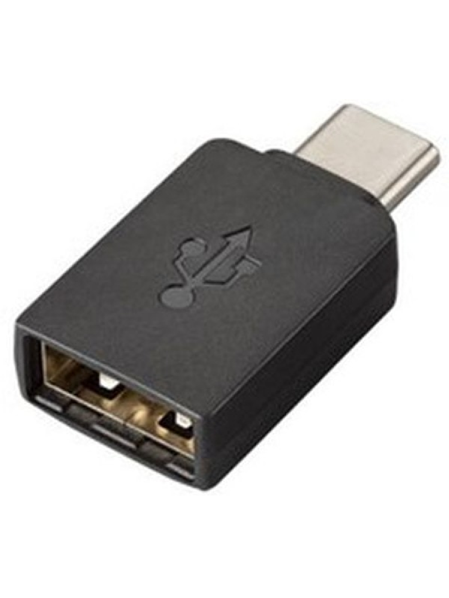 Адаптер переходник Plantronics PL-USB-A-C USB-A в USB-С, черный