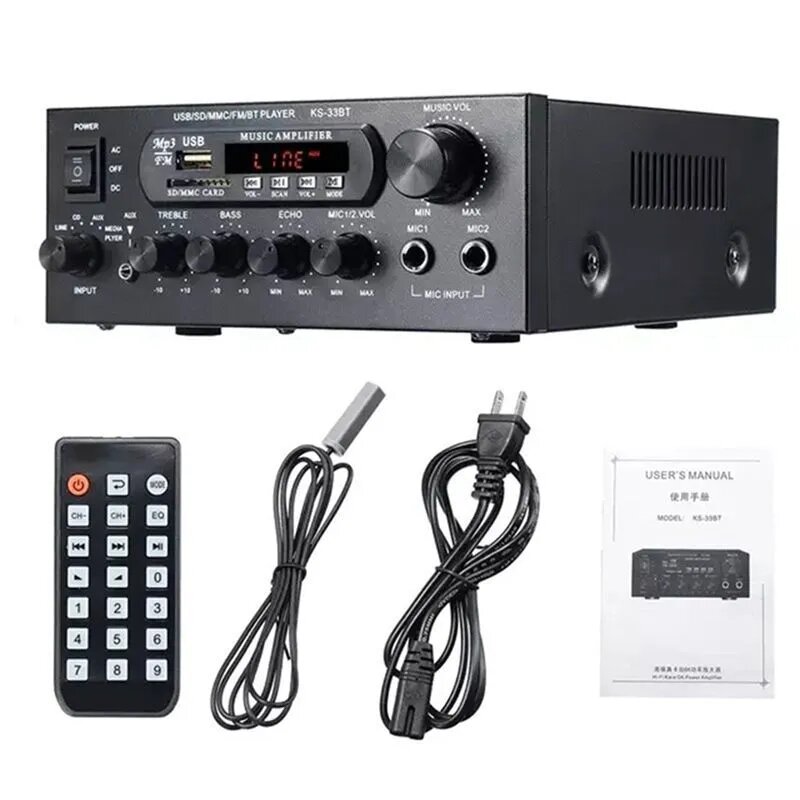 Z1(R Y I X) 1200W 220V Bluetooth Amplificador Hifi Цифровой усилитель 33BT Стерео светодиодный цифровой аудио Aux FM Radio ЕС вилка