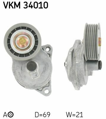 Ролик натяжной SKF VKM 34010