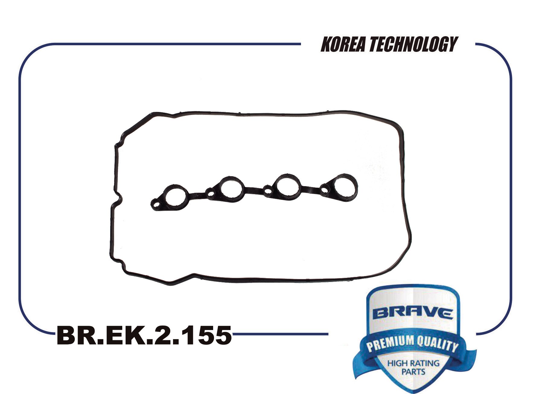 Прокладка клапанной крышки HYUNDAI Solaris II KIA RioIV Creta BRAVE BR. EK.2.155