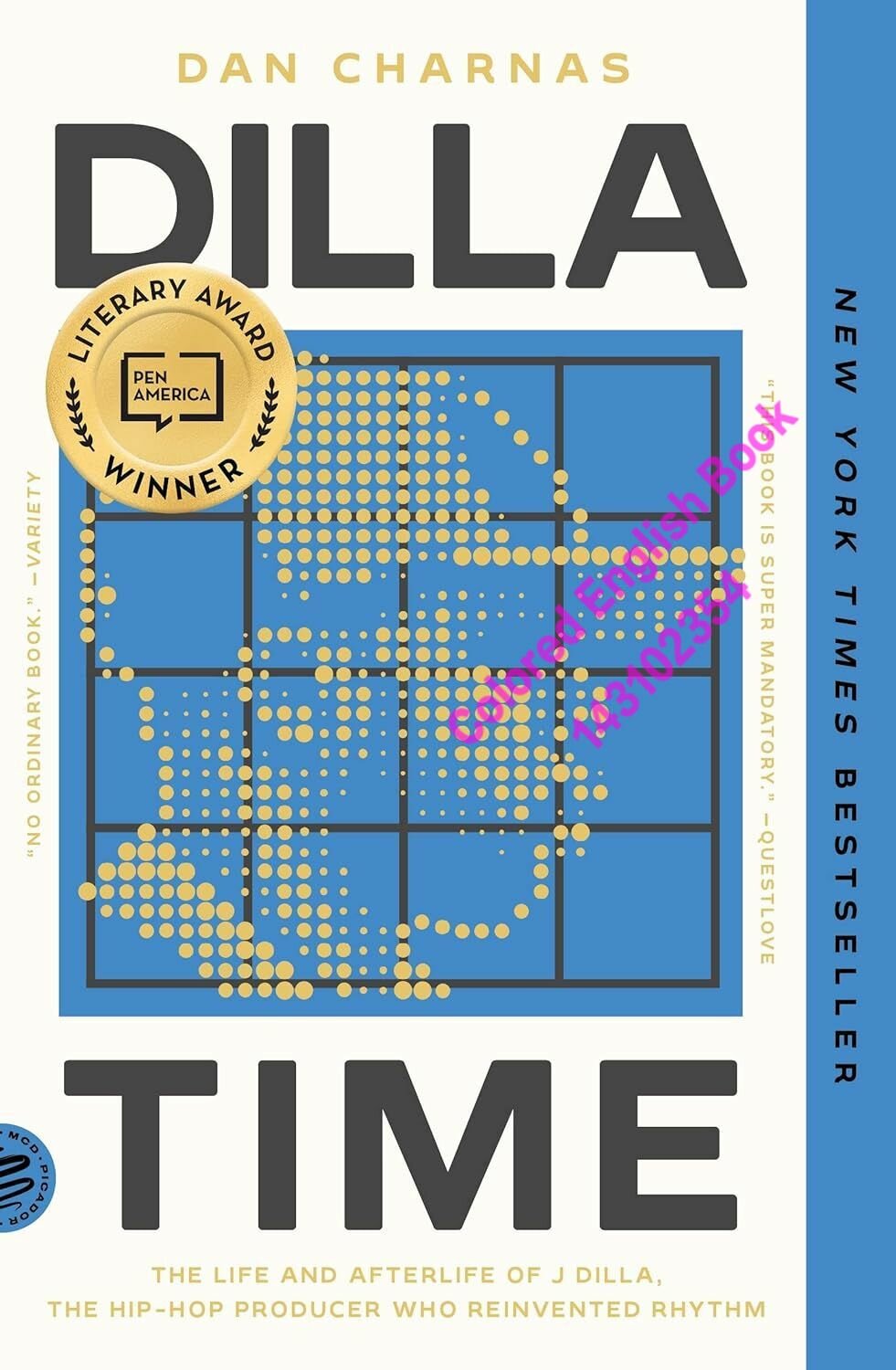 Dilla Time English paper books Reprinted books