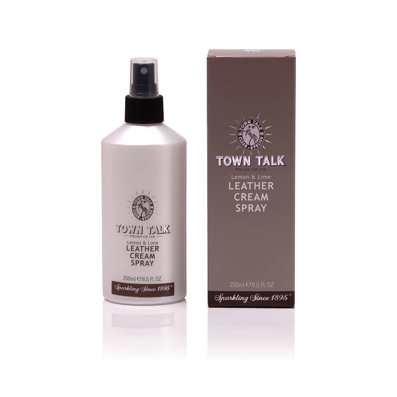 Крем для изделий из кожи "Лимон и Лайм" TT130 TownTalkPolish Lemon & Lime Leather Cream Spray, 250мл
