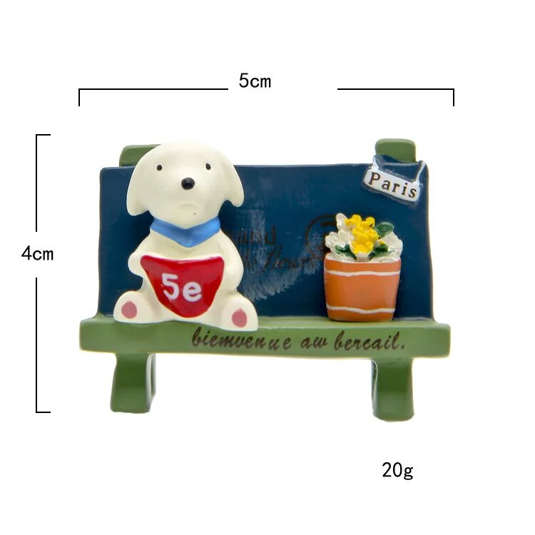 Фигурки собак из смолы ZAKKA 48