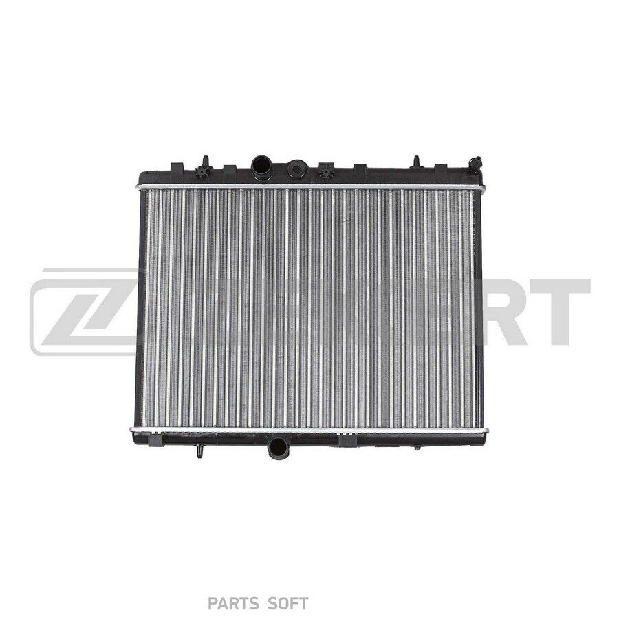 ZEKKERT MK-1344 Радиатор охлаждения двигателя Citroen C2 03- C3 I II 02- C4 Cactus 14- Peugeot 2008 13- 207 06-