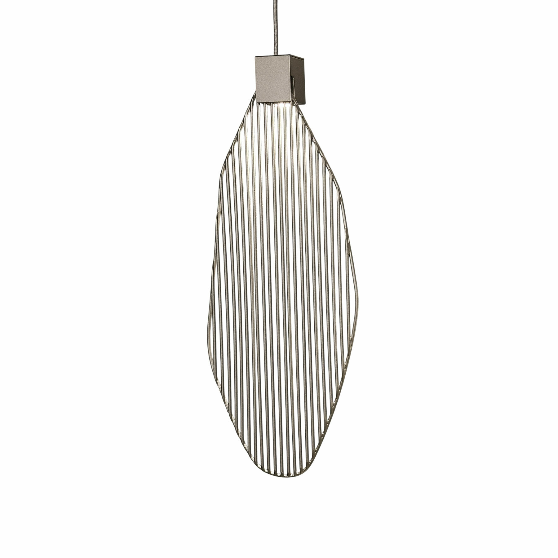 Подвесной светильник Delight Collection Harpe 5046P/S satin nickel, Никель, LED, 1 x 3 Вт.