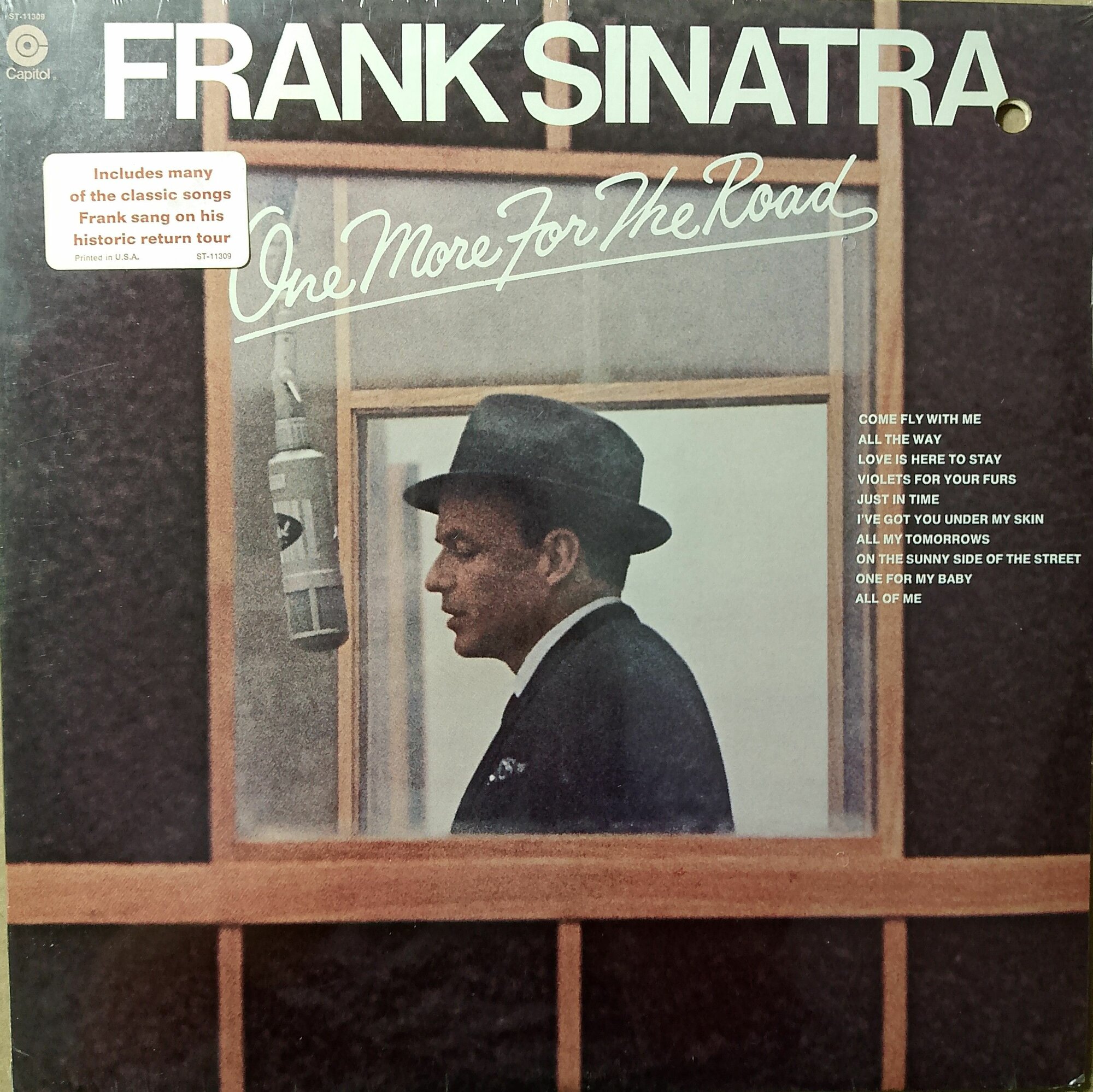 Frank Sinatra - One More For The Road (LP) 1974 г. винтажная виниловая пластинка