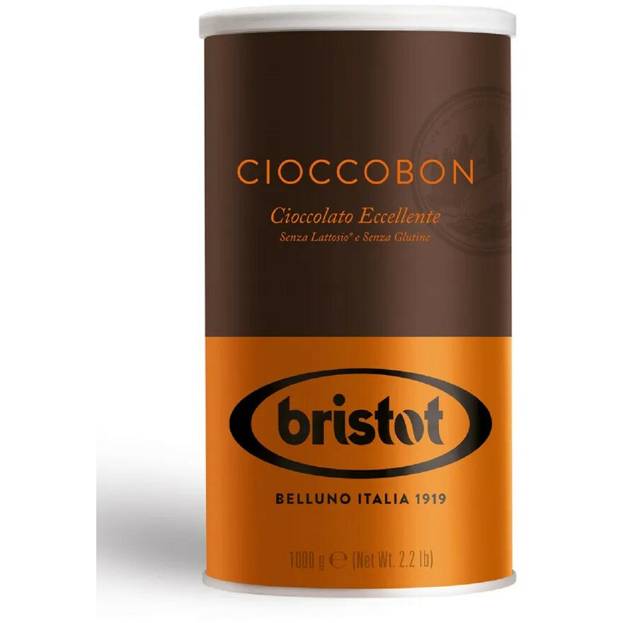 Горячий шоколад Bristot Cioccobon, жестяная банка, 1 кгилограмм