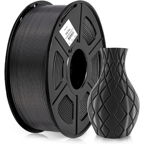 Пластик для 3D принтера Cactus CS-3D-PETG-1KG-BLACK PETG d1.75мм 1кг 1цв.