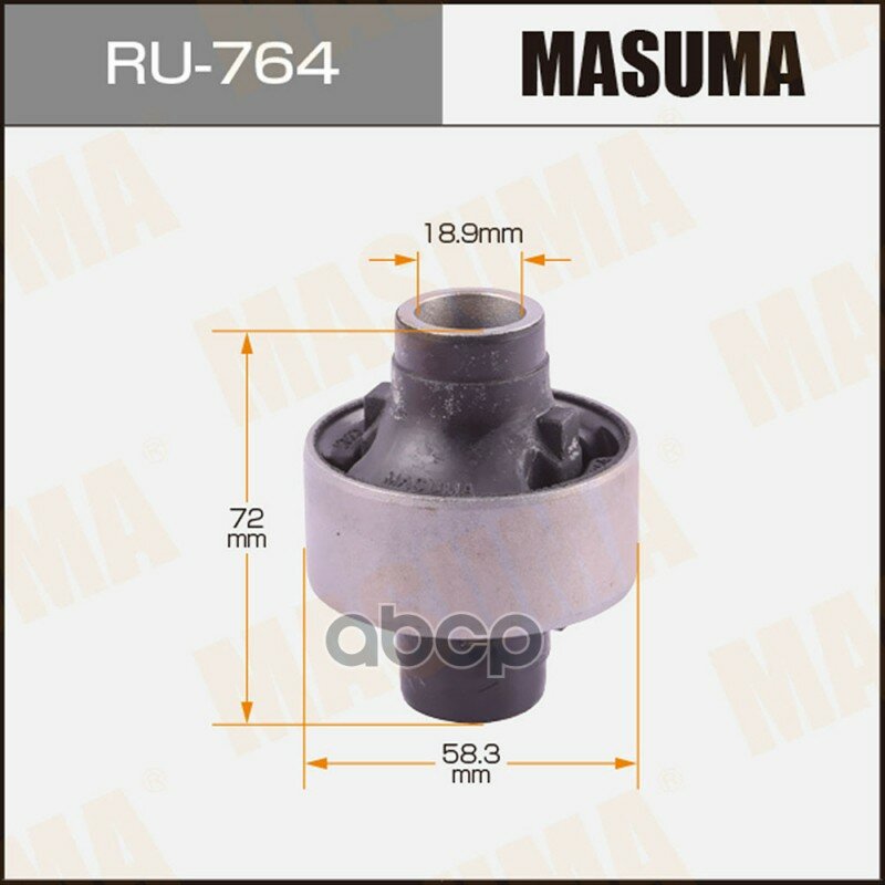 Сайлентблок MASUMA MIRA e: S, PIXIS EPOCH / LA310S, LA300F front low R Masuma арт. RU764