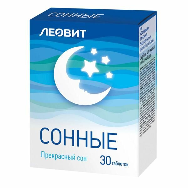 Сонные Леовит таблетки 0,55г 30шт