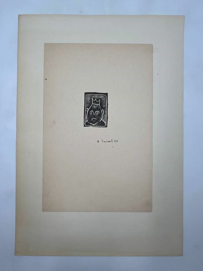 Смирнов Алексей Глебович. Король-вампир. 1958 20х13 см