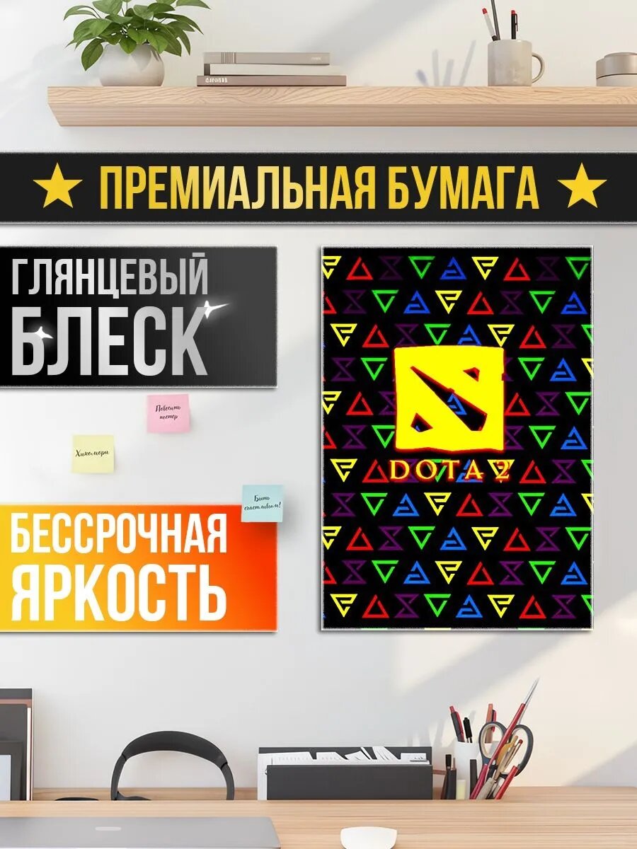 Постер на стену Dota pattern witcher — фото 1