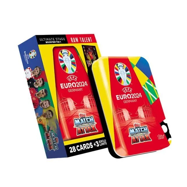 Коллекционная карточка Topps Official Euro 2024 - Booster Tin (Raw Talent)