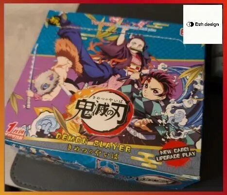 Аниме коллекционные карточки аниме Клинок рассекающий демонов/ Demon Slayer 32 пачки