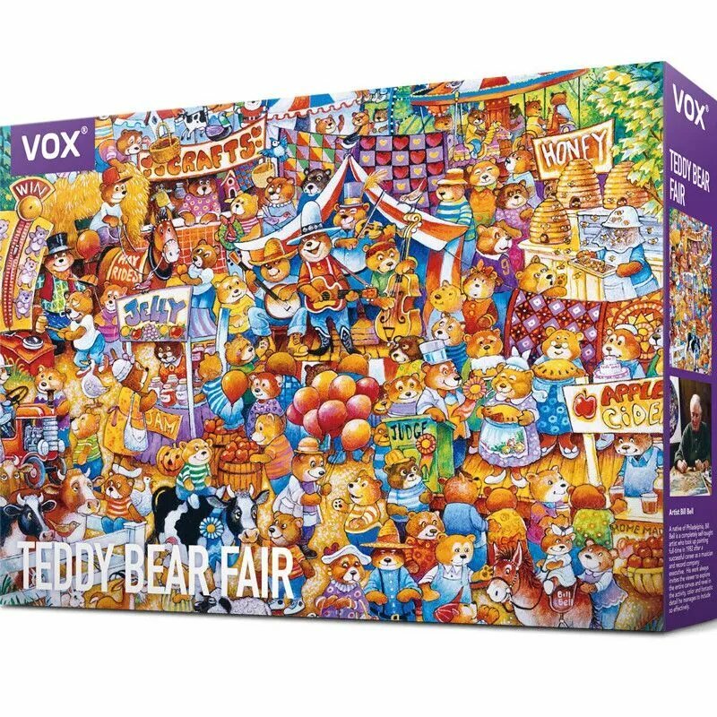 Пазл VOX Медвежонок Тедди Ярмарка 1000 деталей