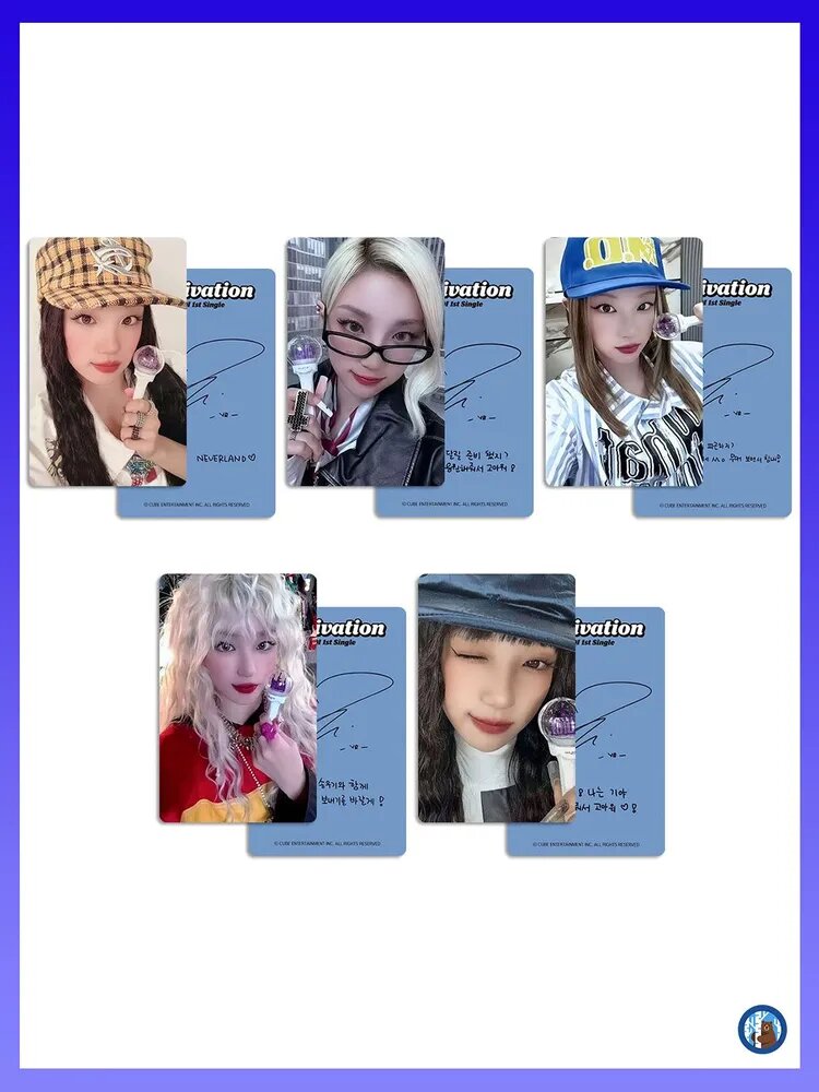 Звёздные карточки (G)I-DLE, альбом Motivation, Yuqi, LOMO-карточки