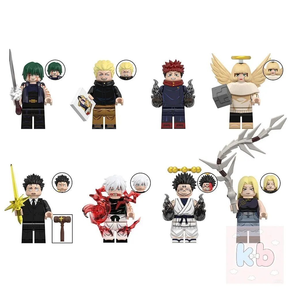 Конструктор совместимый с Lego, фигурки аниме Магическая битва, Сезон 4 (8 шт.)
