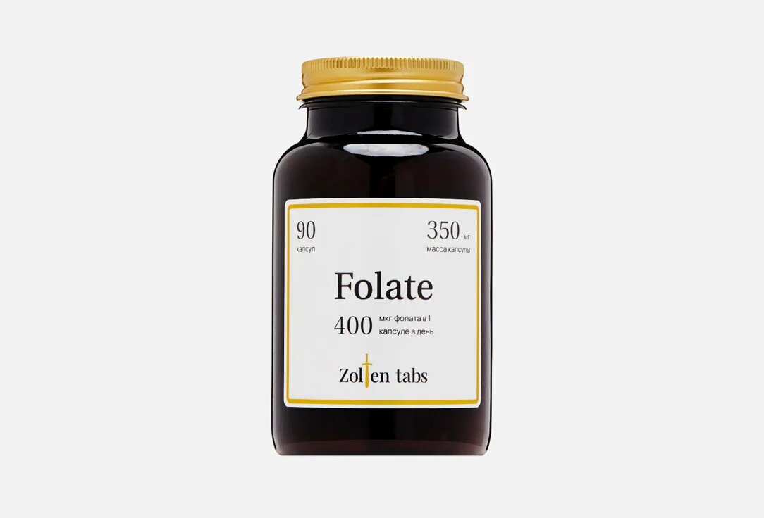 Zolten Tabs 600 мкг в капсулах L-метилфолат кальция 90 шт