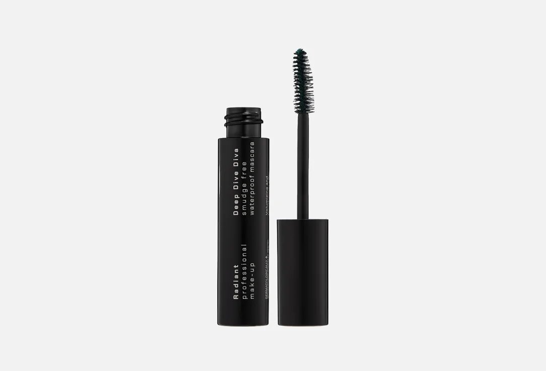 Radiant Professional Make-Up Deep dive diva Цветная водостойкая тушь для ресниц 14 мл 3, Изумрудный
