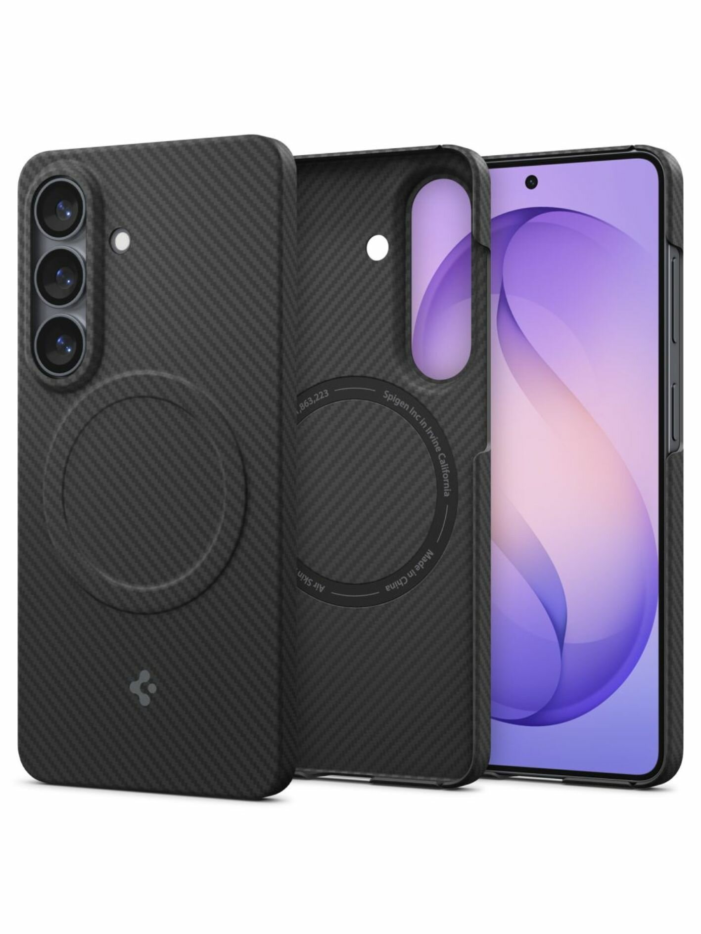 Чехол на Samsung Galaxy S26, Spigen Air Skin Aramid MagSafe (ACS11059) / Чехол на Самсунг Галакси С26
