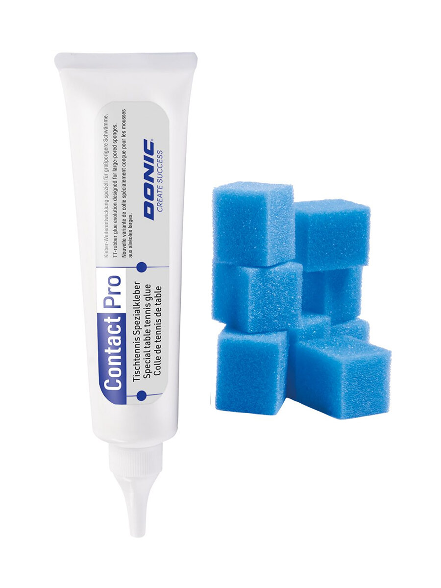 Клей для приклеивания накладок Donic Contact Pro объем 90ml водный