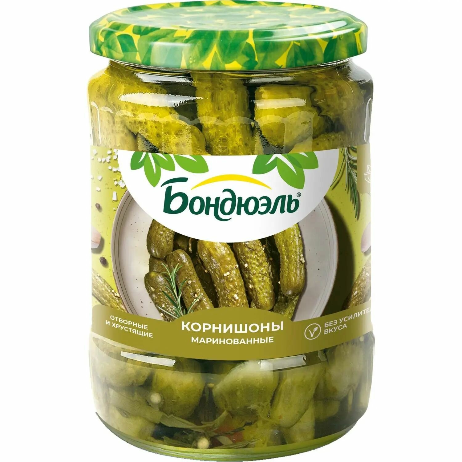 Бондюэль Корнишоны маринованные , 540г