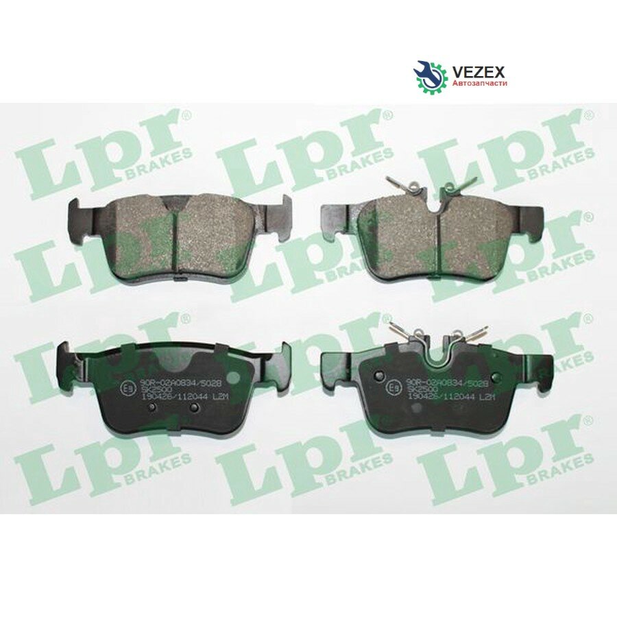 LPR 05P2044 Колодки тормозные VOLVO XC60 17- задние 05P2044
