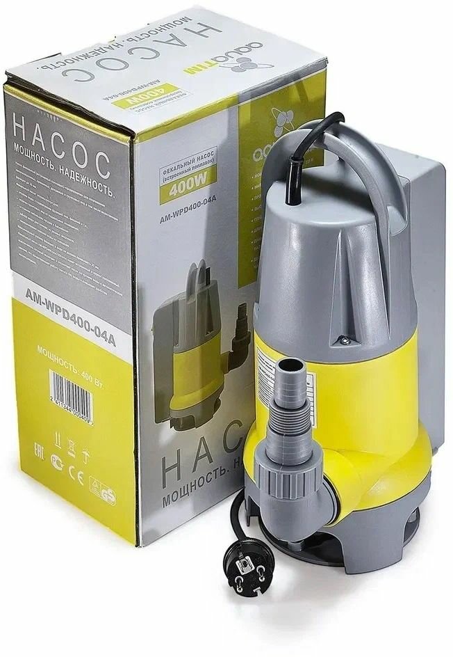 Насос фекальный AquaTim AM-WPD400-04A (400 Вт)