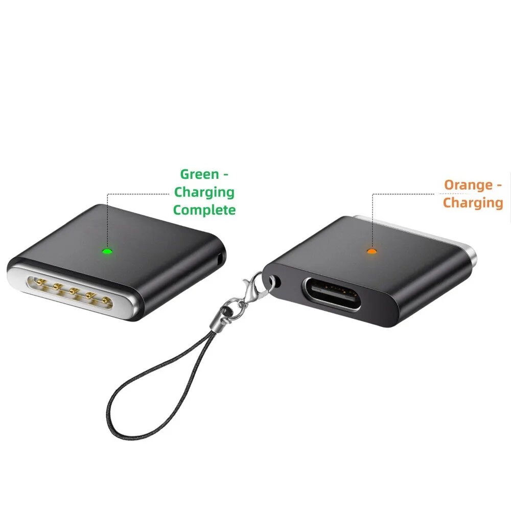 Конвертер USB-C в Magsafe 3 100W, черный