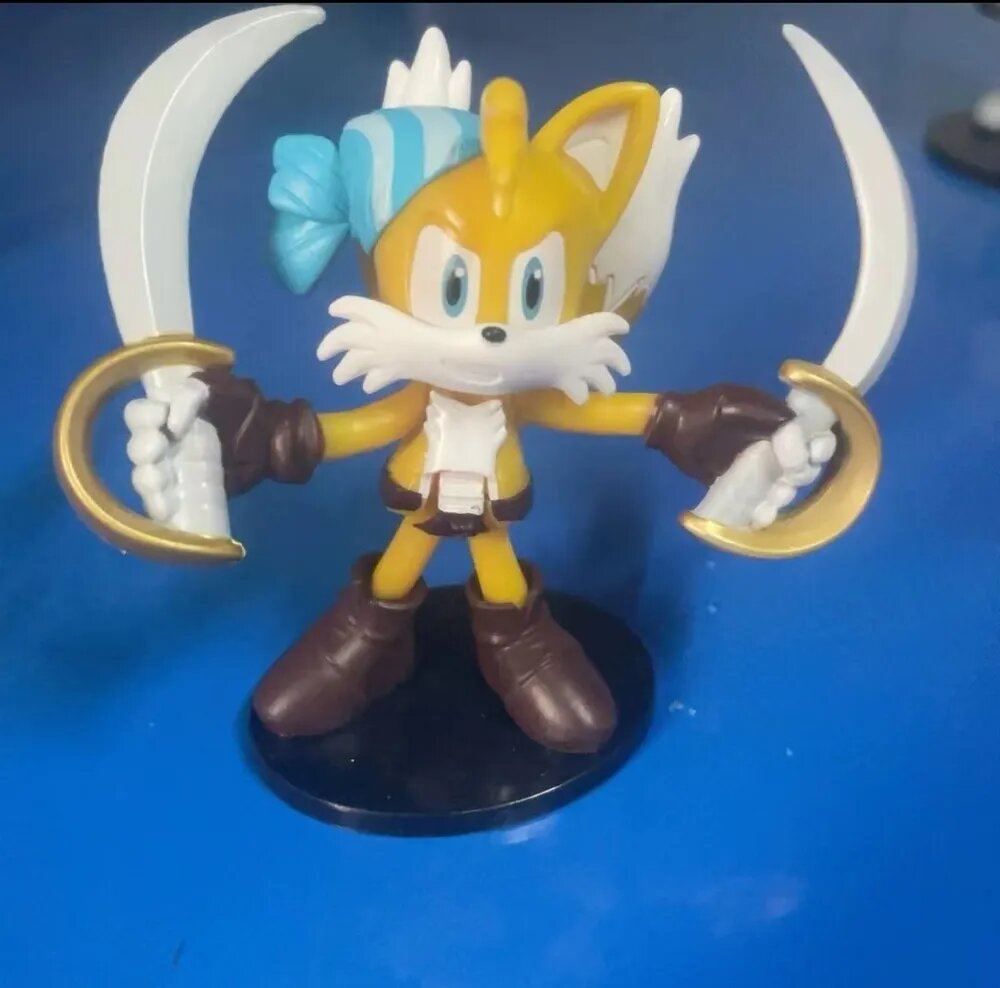 Фигурка Соник (Sonic) из ABS пластика, коллекционная модель персонажа в синем цвете