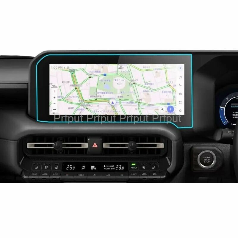 Защитное стекло для экрана Toyota Land Cruiser 250 2024 12.3 дюйма, автомобильная информационно-развлекательная система, GPS навигация, дисплей авто.