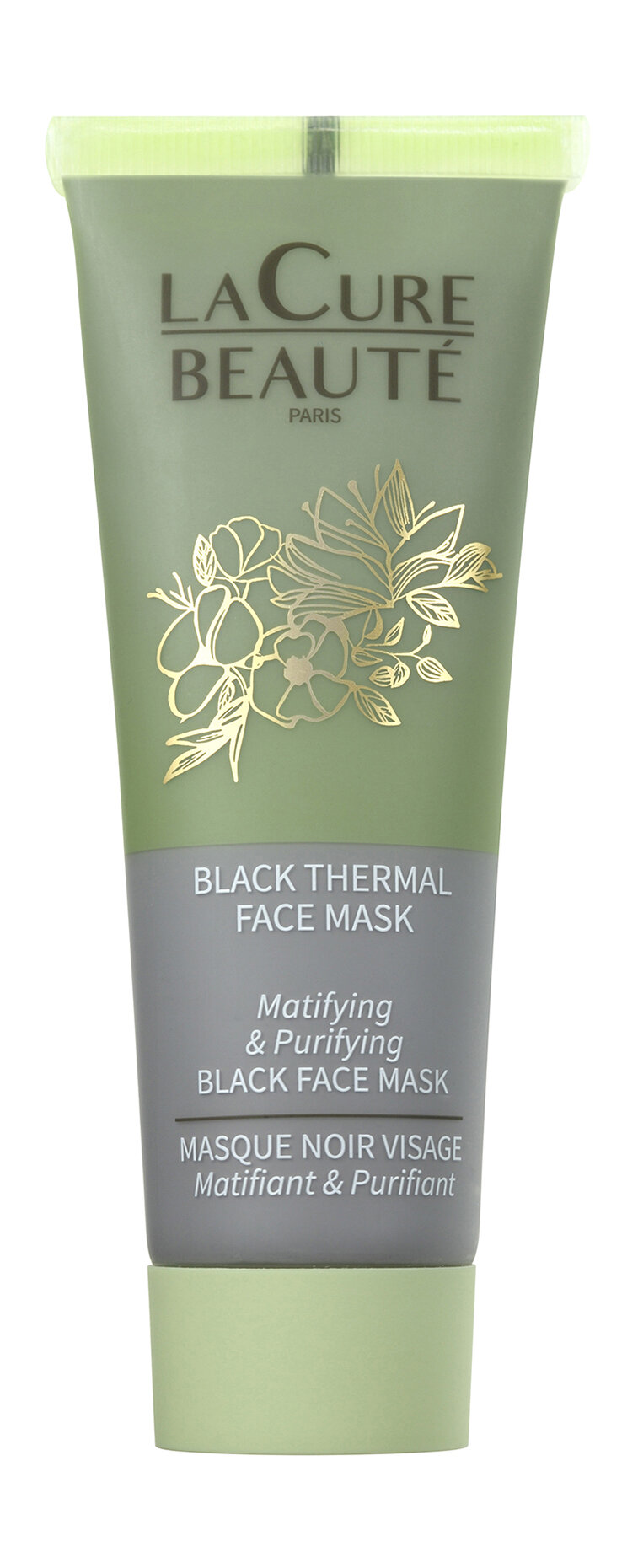 LA CURE BEAUTE Маска для лица очищающая и матирующая с глиной унисекс, 50 мл