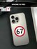 Чехол на Apple iPhone 16 Pro / Айфон 16 Про с принтом Знак 67, прозрачный