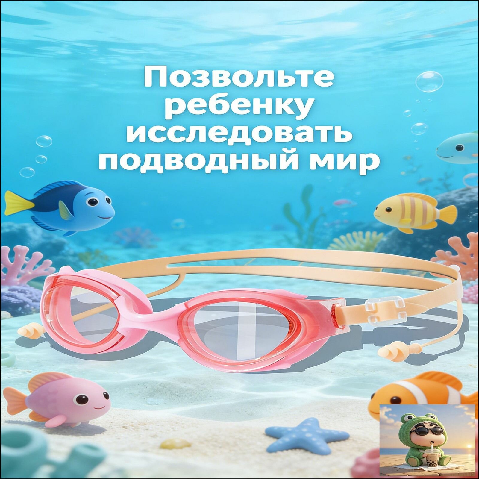 Очки для плавания — фото 1