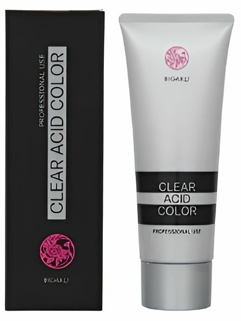 Bigaku Clear Acid Color Прозрачное биоламинирование. Холодный ботокс для волос для интенсивного блеска, защиты цвета, 160 г. Япония.