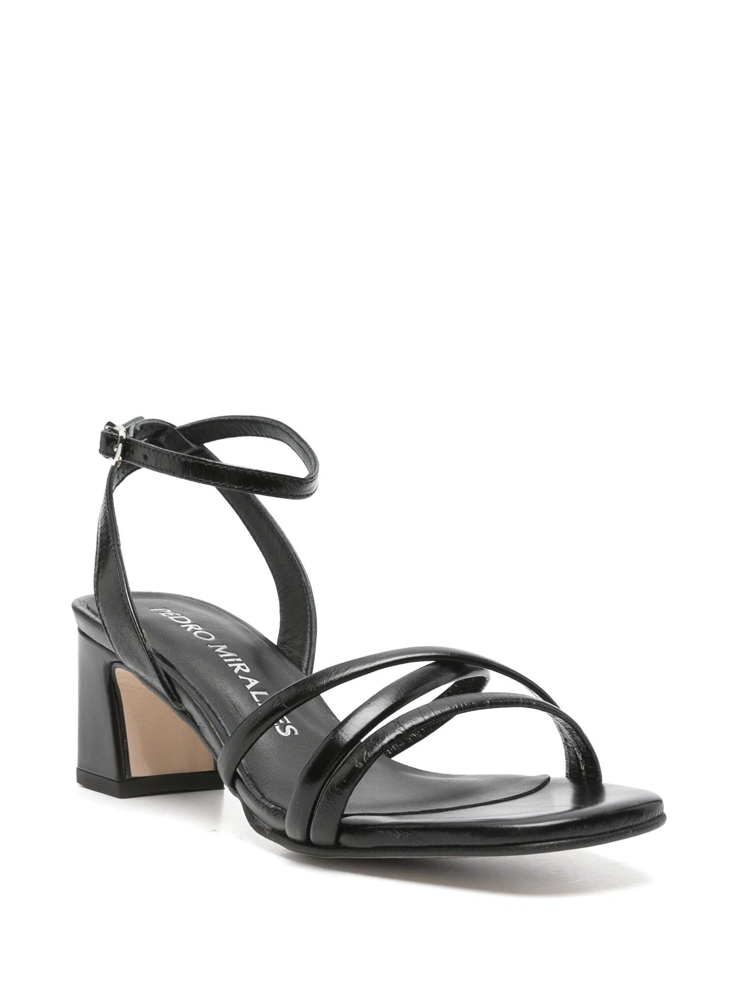 Босоножки Pedro Miralles Square-toe sandals, размер 38, black/black — фото 1