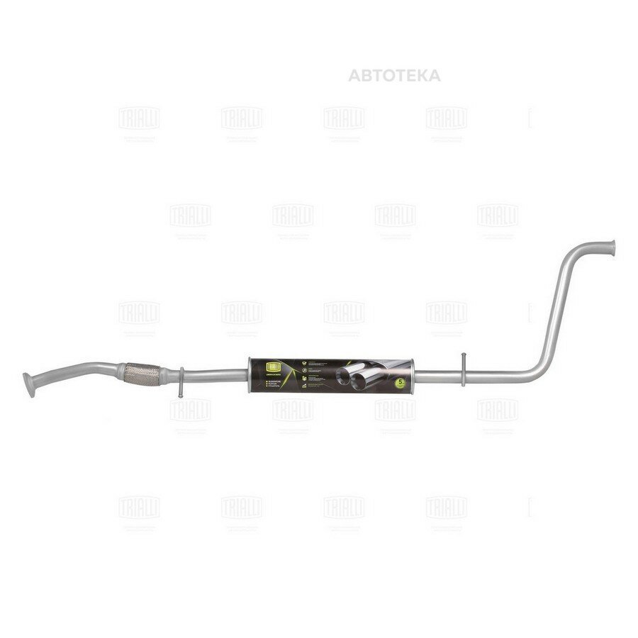 Резонатор LADA Vesta (15-) с гофрой (алюм. сталь) TRIALLI EAM0127