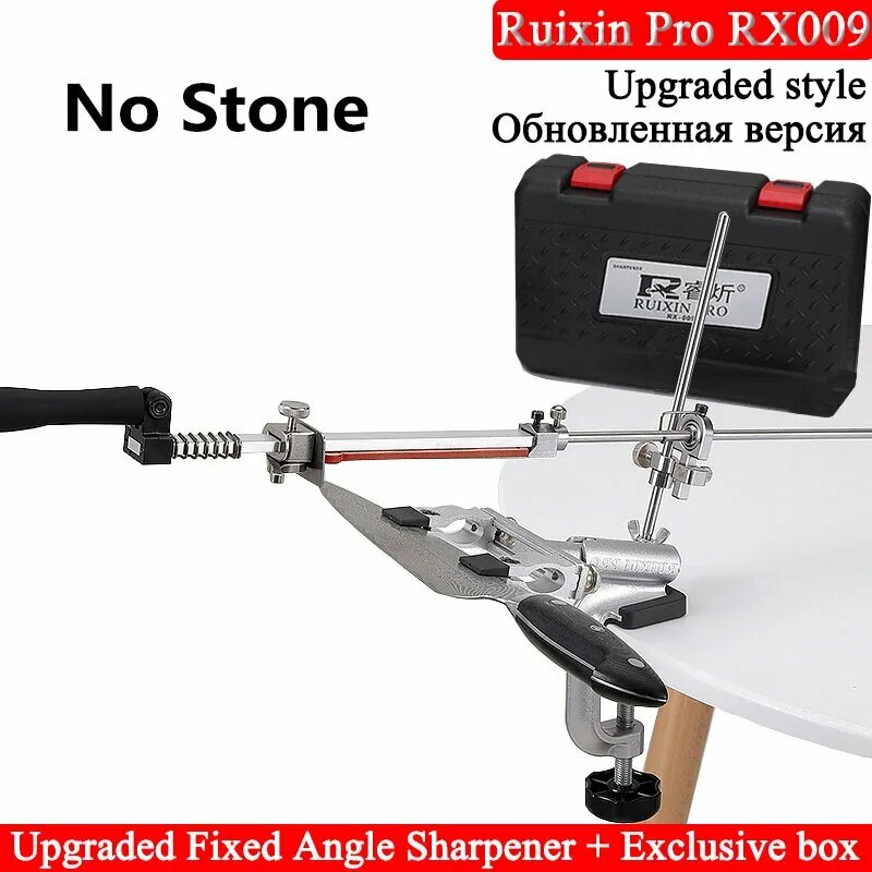 Новый заточитель ножей RUIXIN PRO RX 009 2025 года с фиксированным углом Деревянный камень для заточки с алмазной поверхностью с коробкой