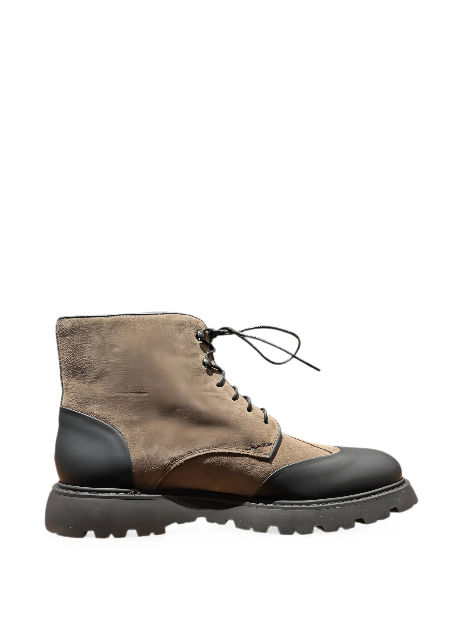 Кроссовки Suede panelled sneakers