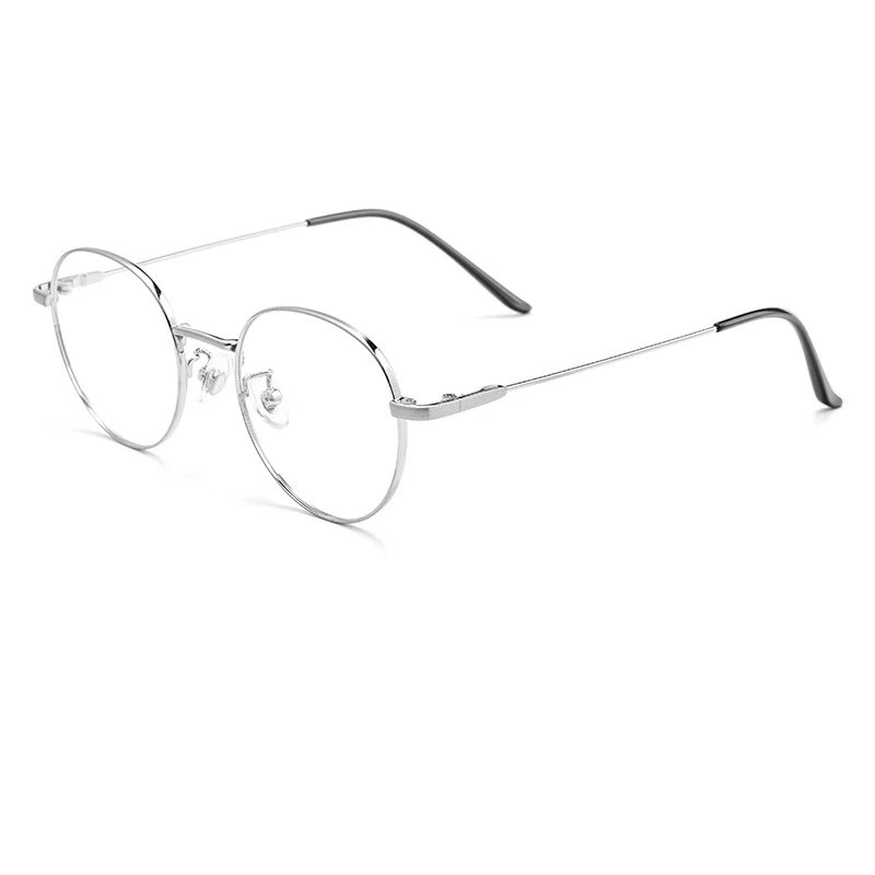 Круглые очки YIMARUILI Silver, BT038T