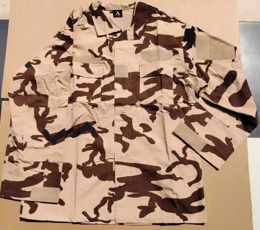 Chad Camouflage Uniform Desert Man Куртка и брюки M