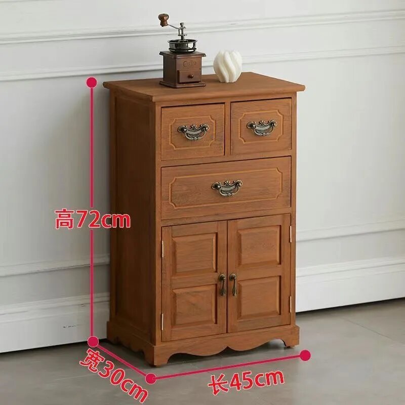 Комод из массива дерева, 3 ящика, 45х30х72 см, комоды