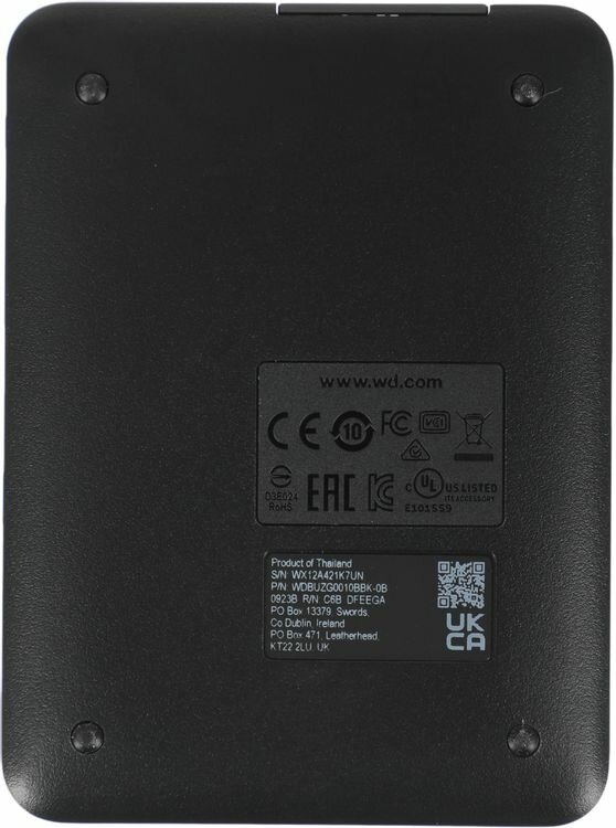 External HDD 2.5" 1.0Tb WD Elements USB3.0, Black — фото 1