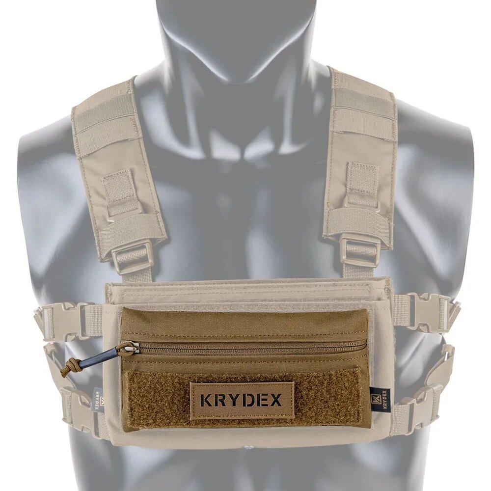 Krydex Gear Сумка для пейнтбольного снаряжения, коричневая, 10x10x2.5 см