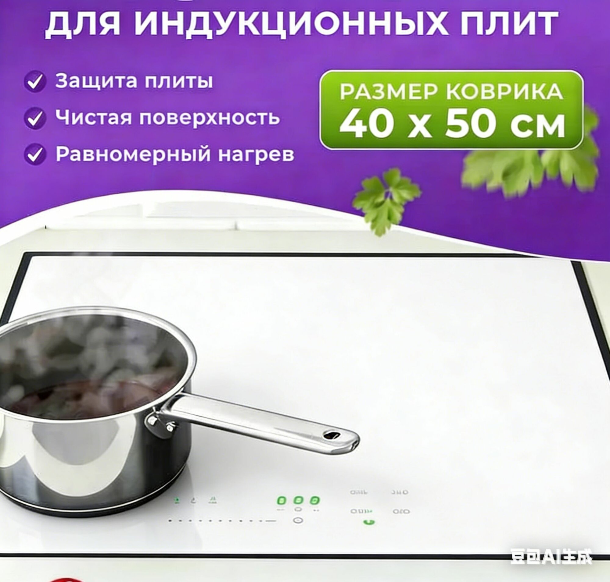 Рассекатель для газовой плиты, 48 см, 1 шт