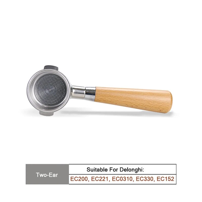 Бездонный портафильтр CafeGaGa 51 мм для Delonghi EC680 EC685 EC200 51mm 2-Ears2