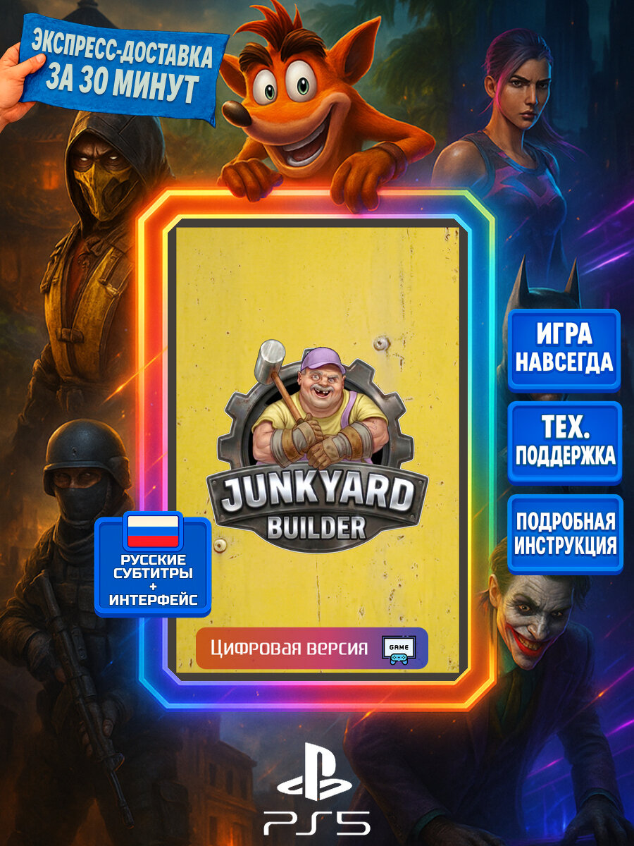 Junkyard Builder PS5 | Моментальная доставка | Русские субтитры и интерфейс | Симуляторы